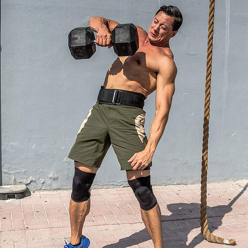 Self-locking Adjustable Weight Gym Belt 100% Nylon Neoprene Weight Lif ...